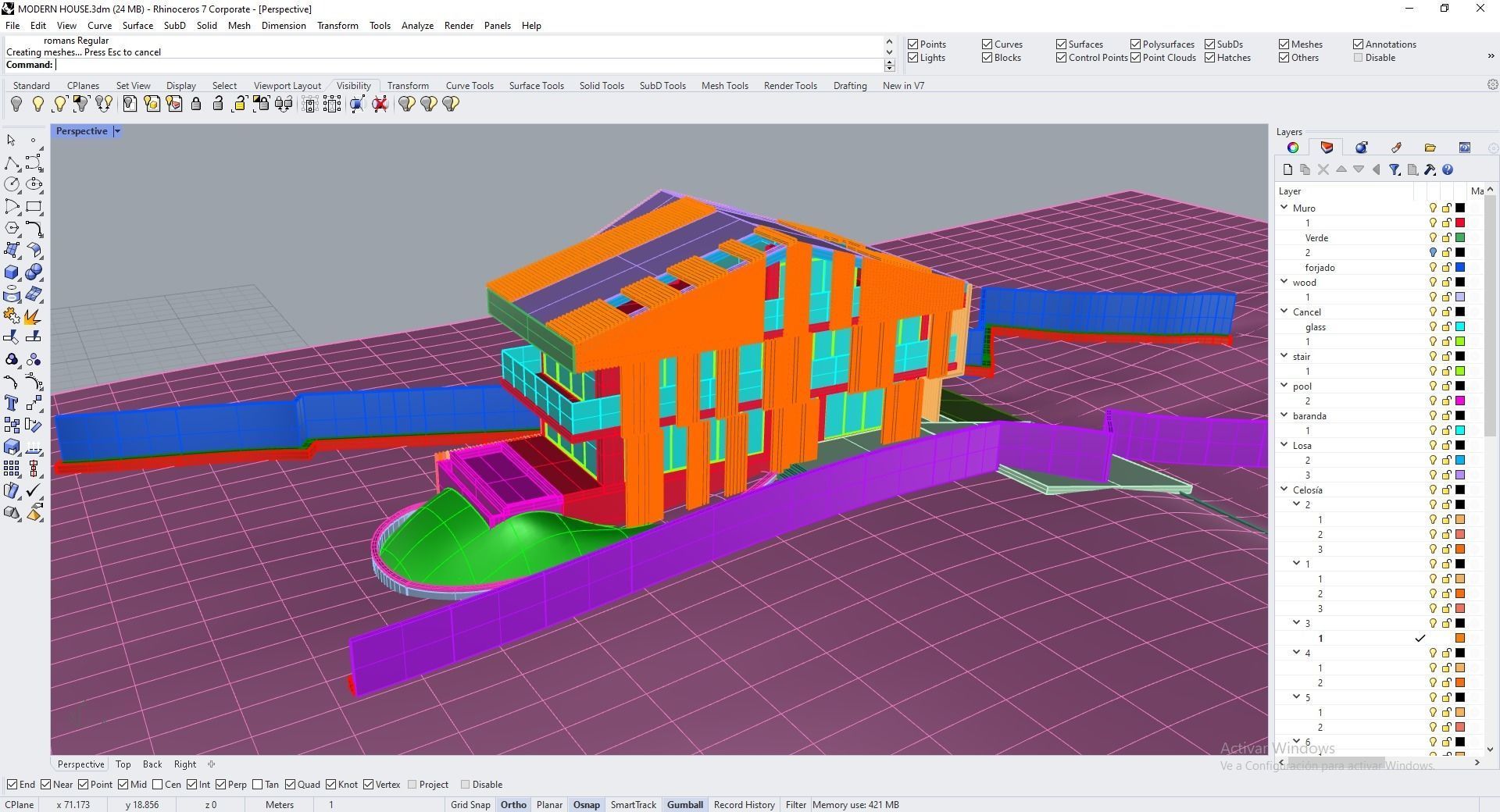 Modern House Residential 3D model | CGTrader