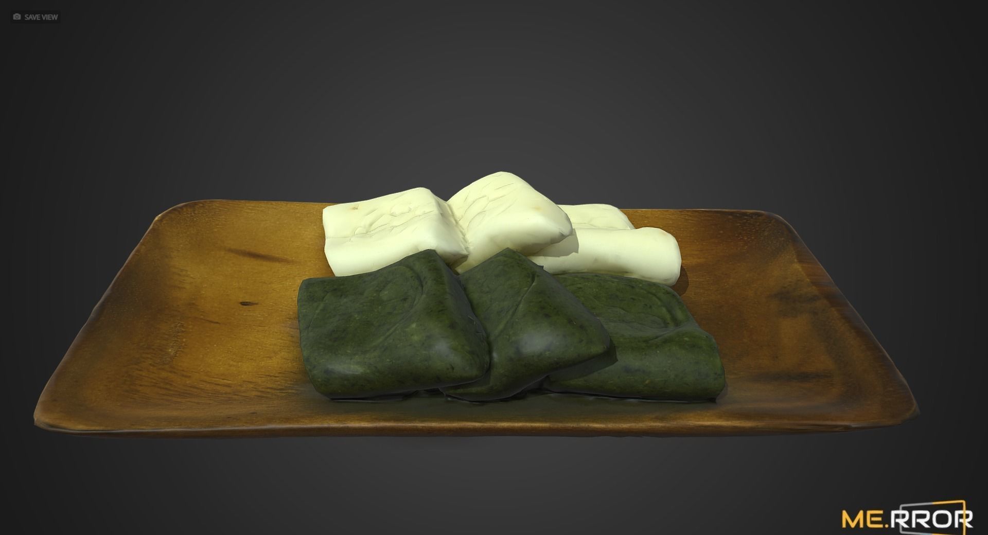 3D model Korean Rice Cake Jeol-Pyeon VR / AR / low-poly | CGTrader
