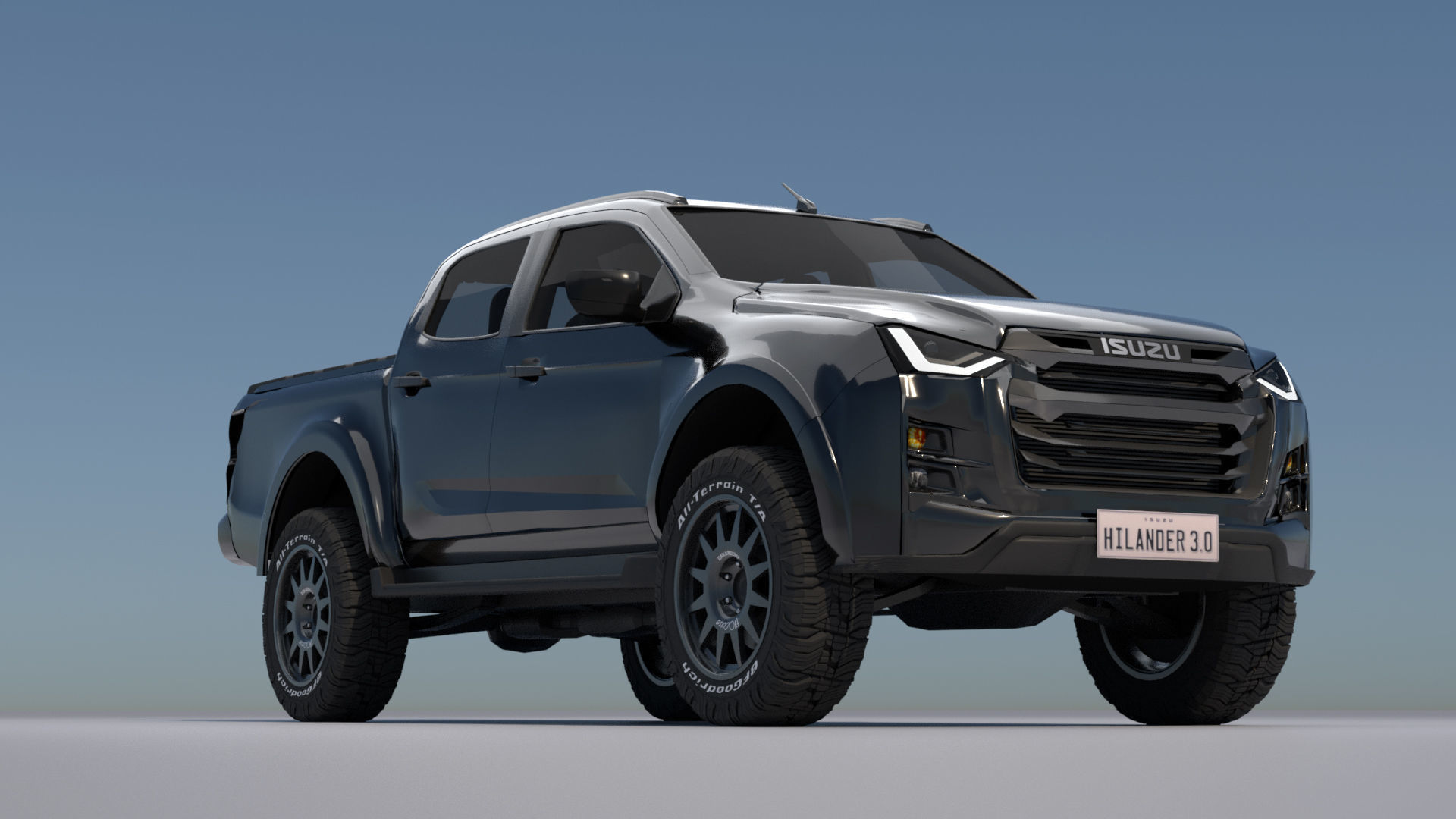 All New ISUZU D MAX Hi-Lander 2022 Minor Change 3D model | CGTrader