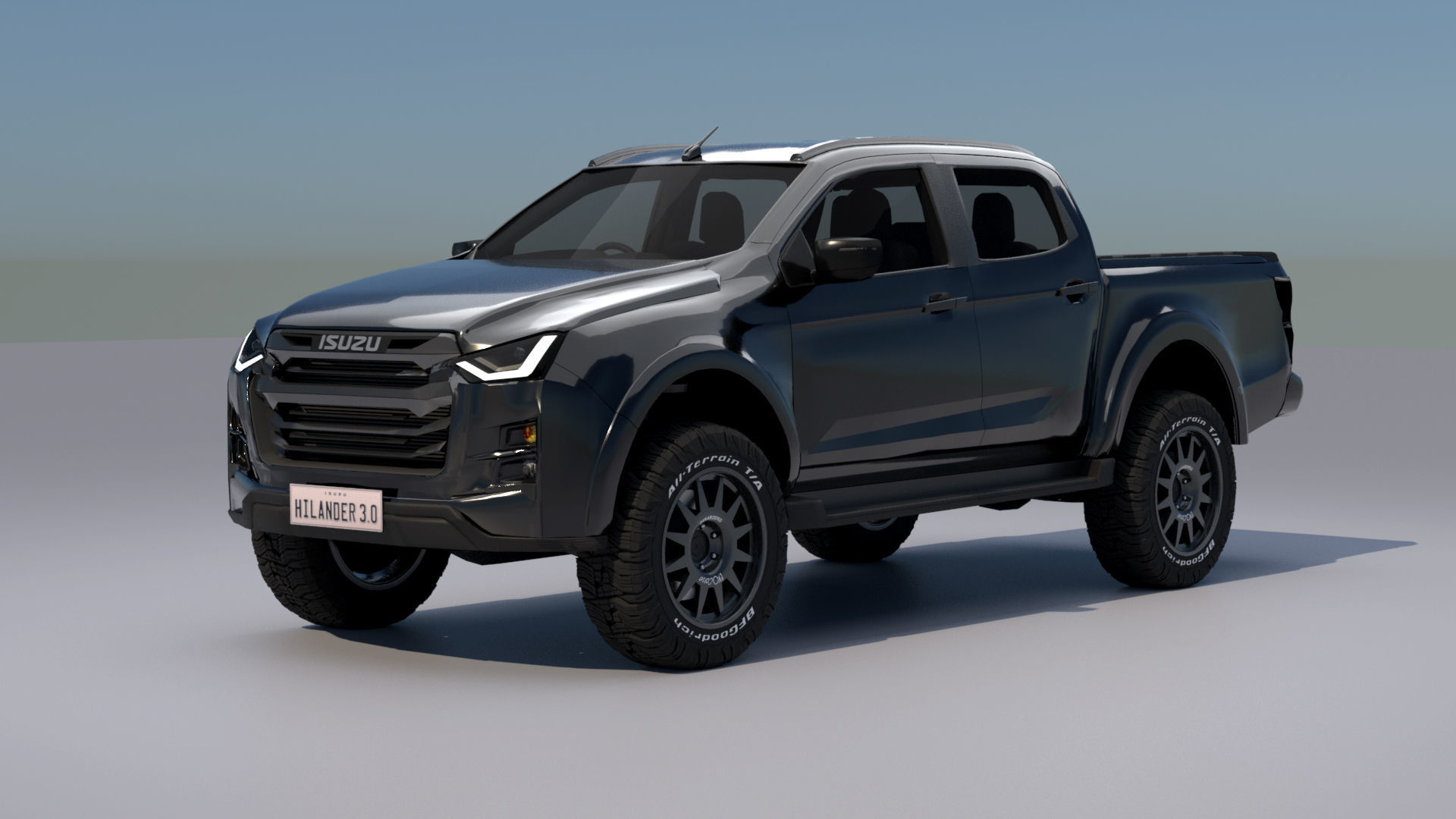 All New ISUZU D MAX Hi-Lander 2022 Minor Change 3D model | CGTrader