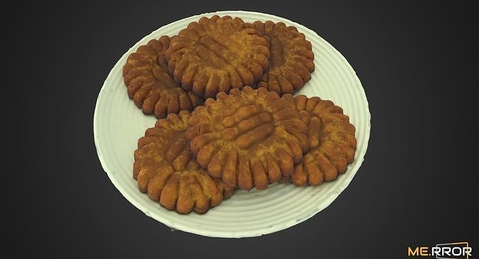 3D model Yakgua Korean Honey Pastry VR / AR / low-poly | CGTrader