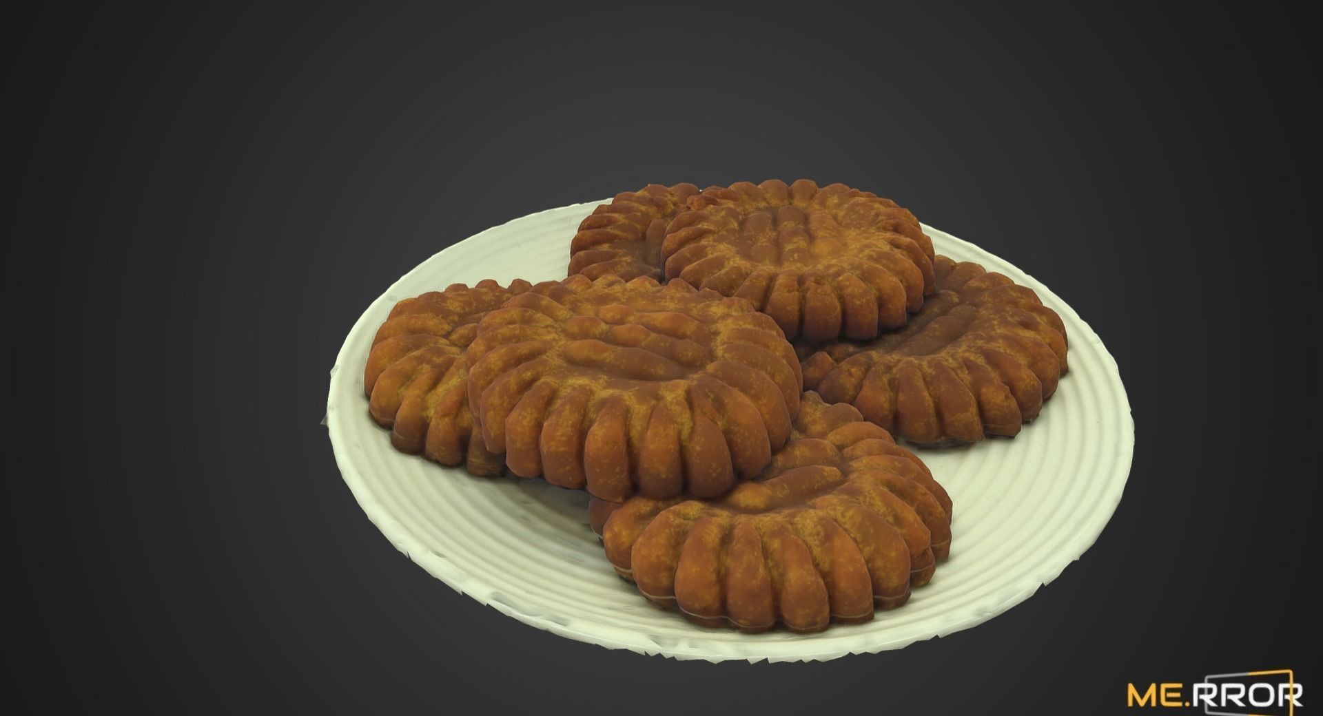 3D model Yakgua Korean Honey Pastry VR / AR / low-poly | CGTrader