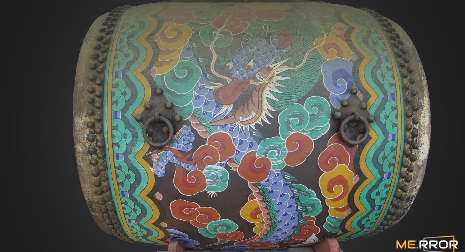 Korean Traditional Drum Buk 3D model | CGTrader