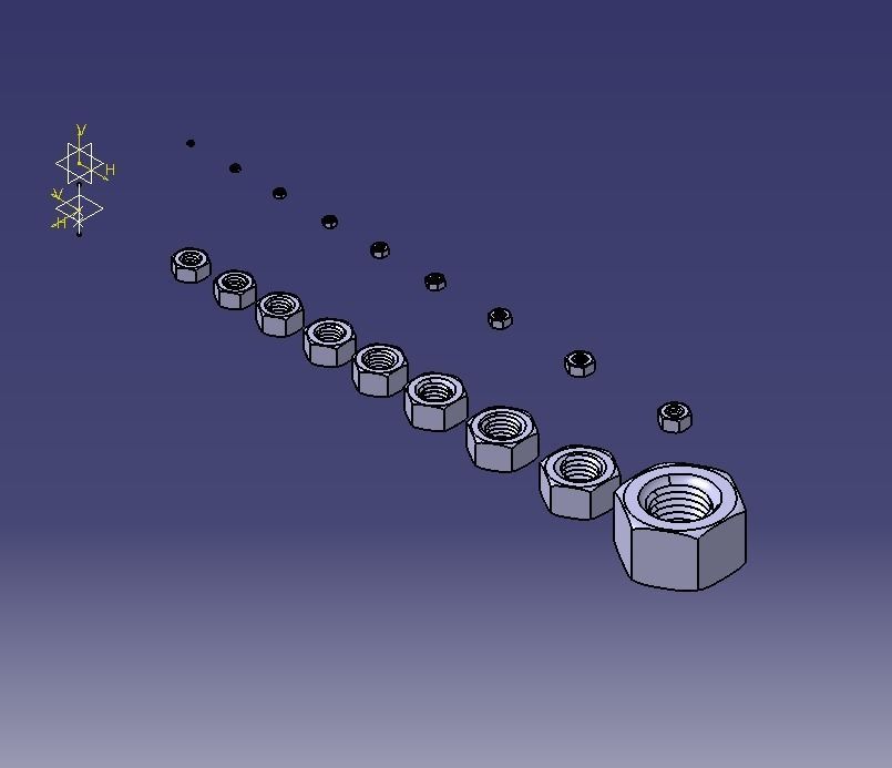 M16 Hex Nut 3D model 3D printable | CGTrader