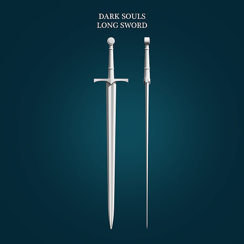 Long Sword from Dark Souls 3D model 3D printable | CGTrader