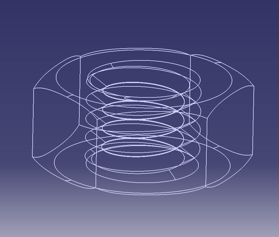 M2 Hex Nut 3D model 3D printable | CGTrader