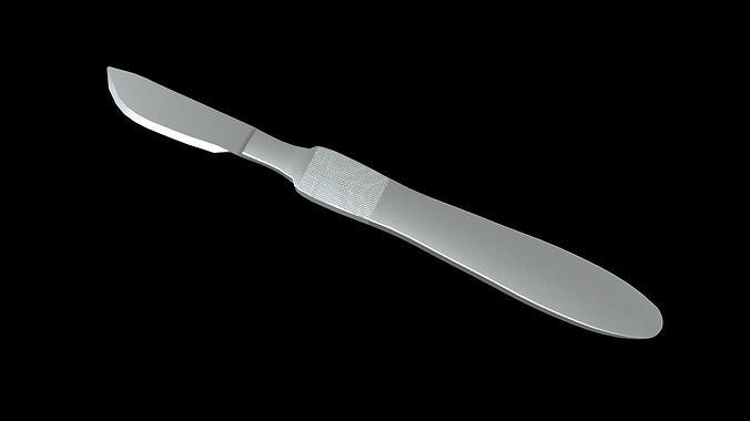 3D model Scalpel knife VR / AR / low-poly | CGTrader