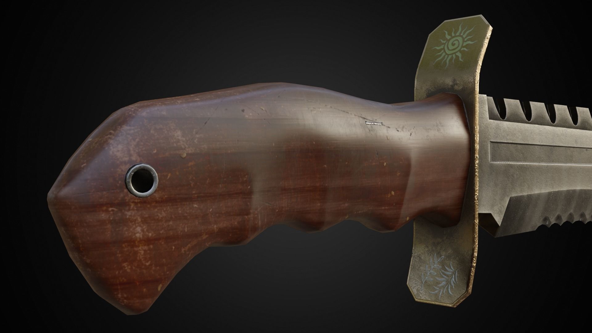 3D model Kukri knife skin standoff 2 VR / AR / low-poly | CGTrader