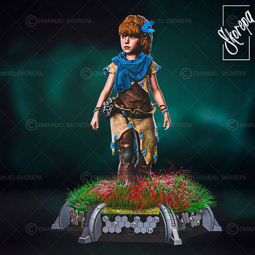 Aloy Young 3D model 3D printable | CGTrader