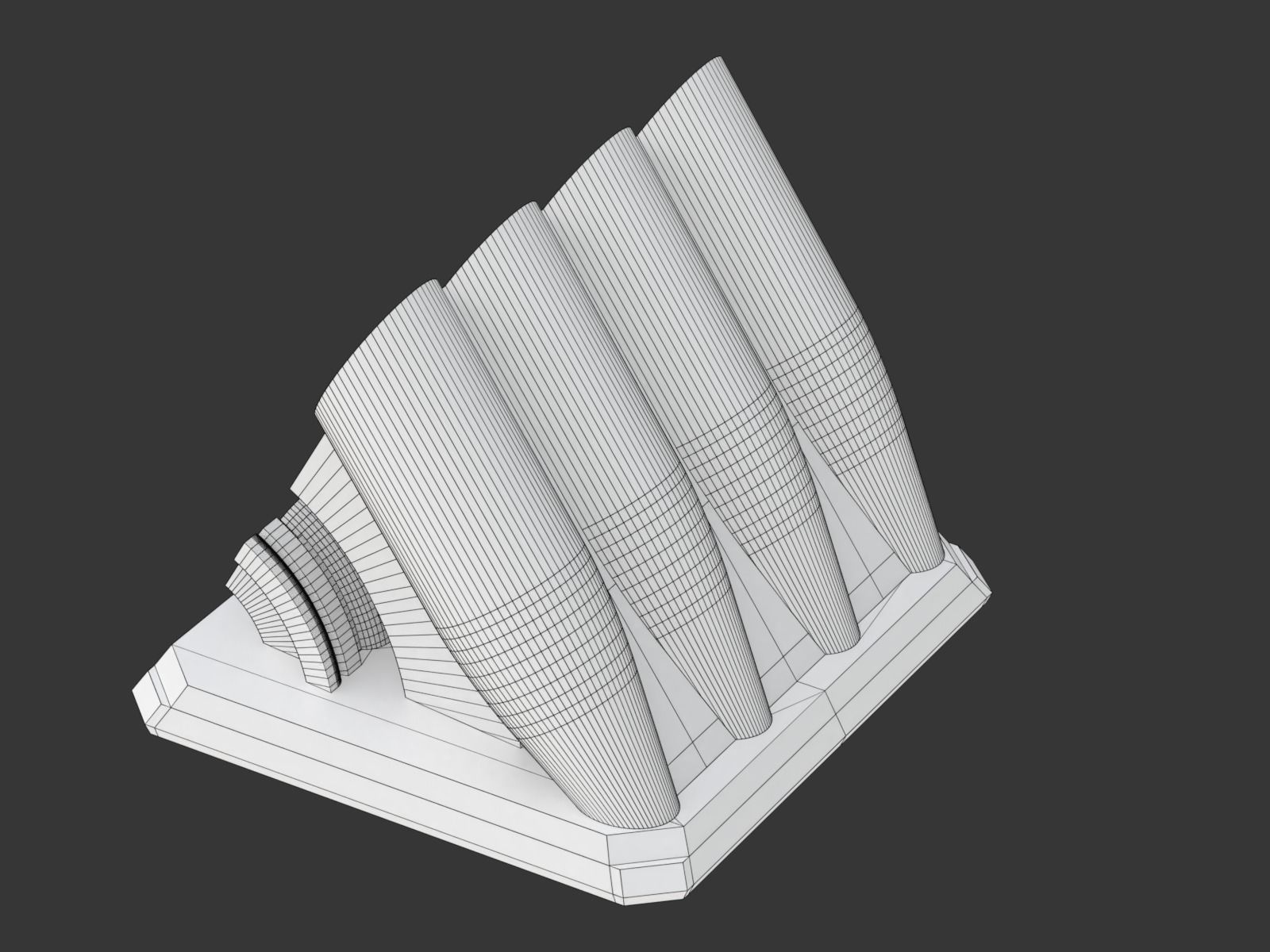 Printable Sweeping Text Plate With Pen Holder 3D model 3D printable ...