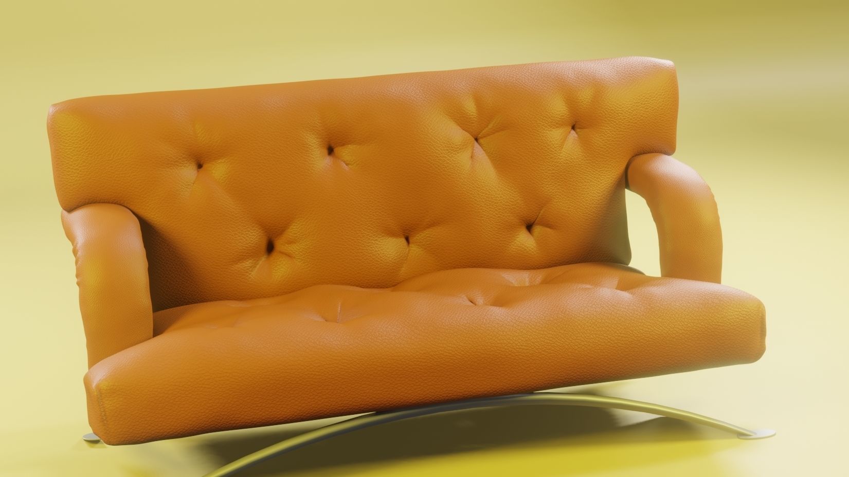 Sofa with tufting 3D model | CGTrader
