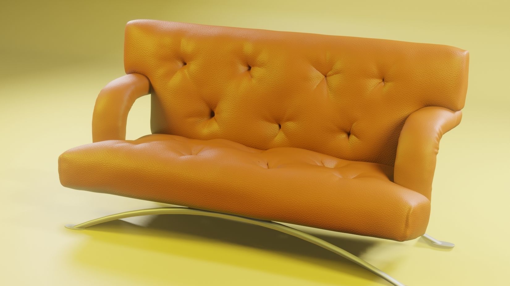 Sofa with tufting 3D model | CGTrader