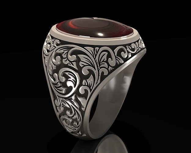 Men Ring 3D model 3D printable | CGTrader