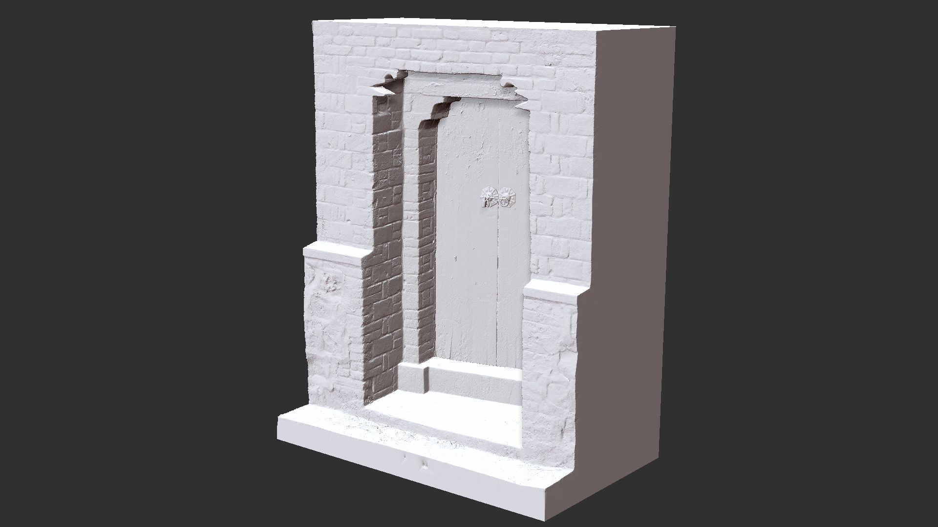 Chinese style rural house gate 3d scan 3D model | CGTrader