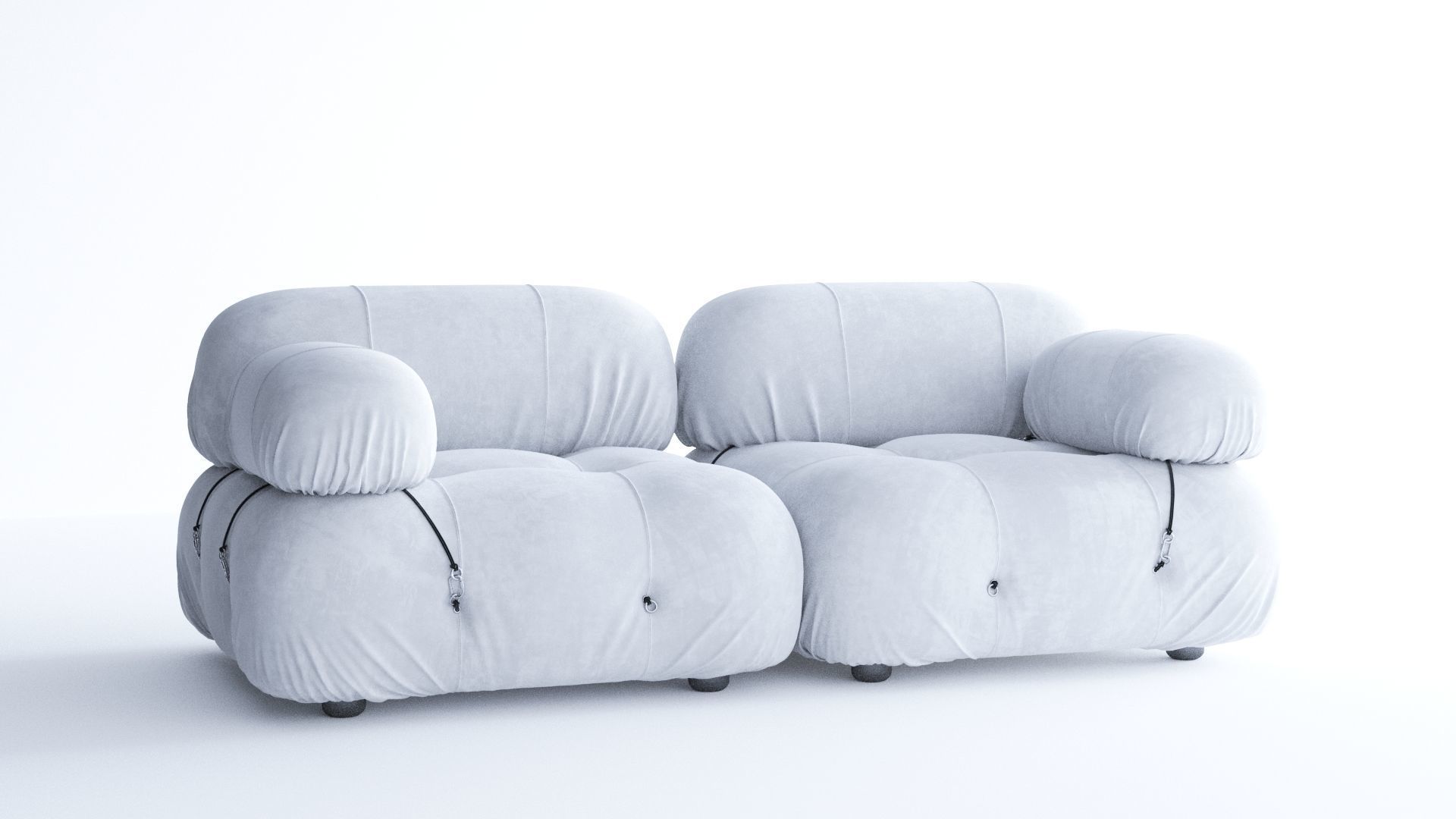 Divano Camaleonda vintage BeB Italia 3D model | CGTrader