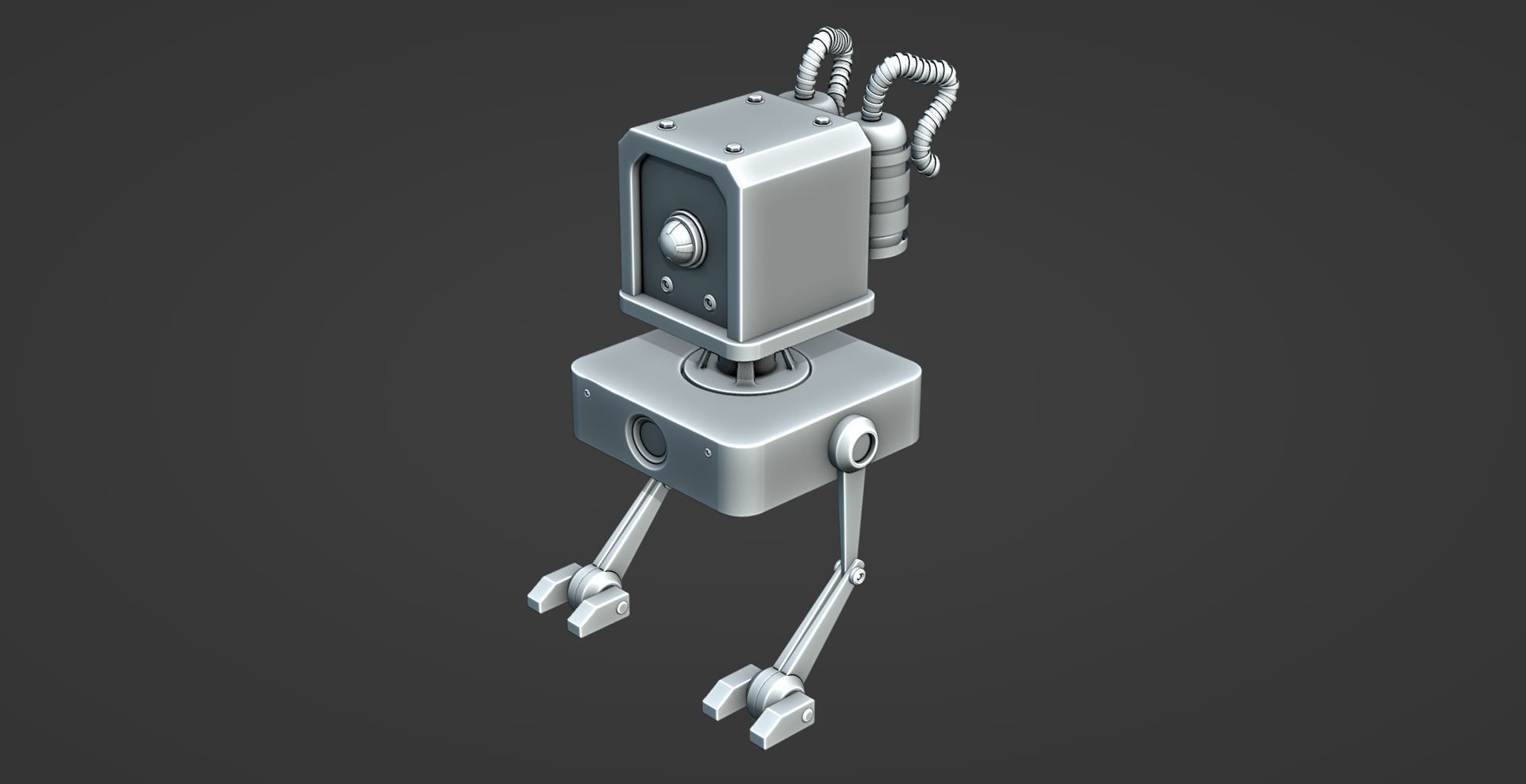 Hardsurface - Robot 3D model | CGTrader