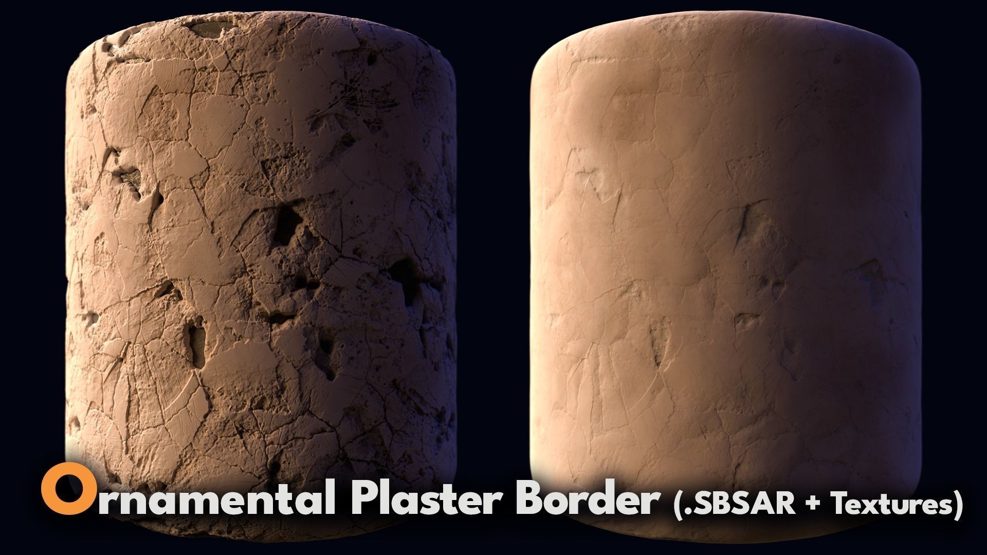 Ornamental Plaster Border Texture | CGTrader