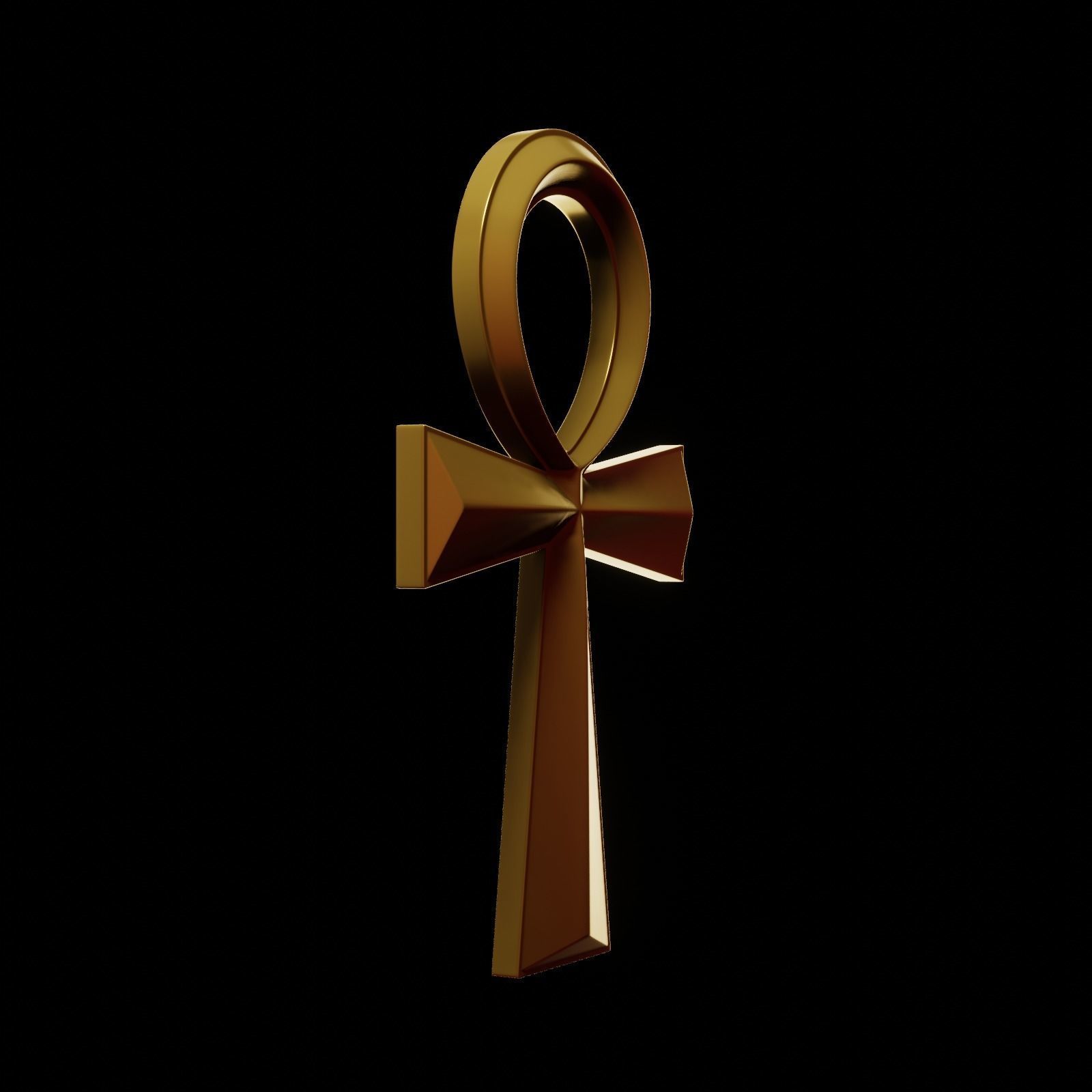 Ankh crux ansata free 3D model 3D printable | CGTrader