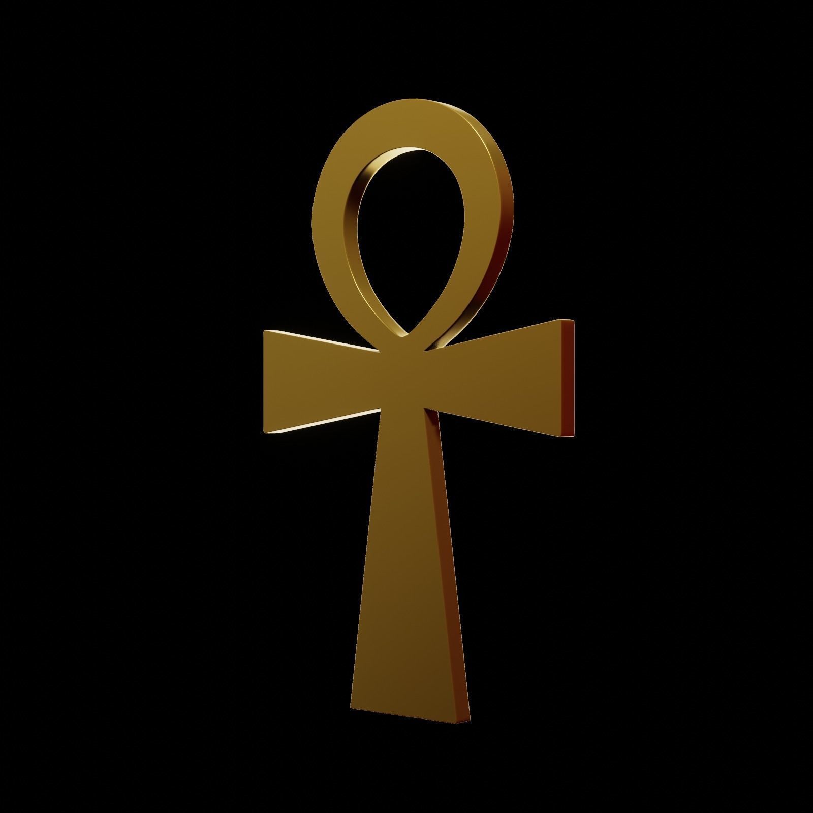 Ankh crux ansata free 3D model 3D printable | CGTrader