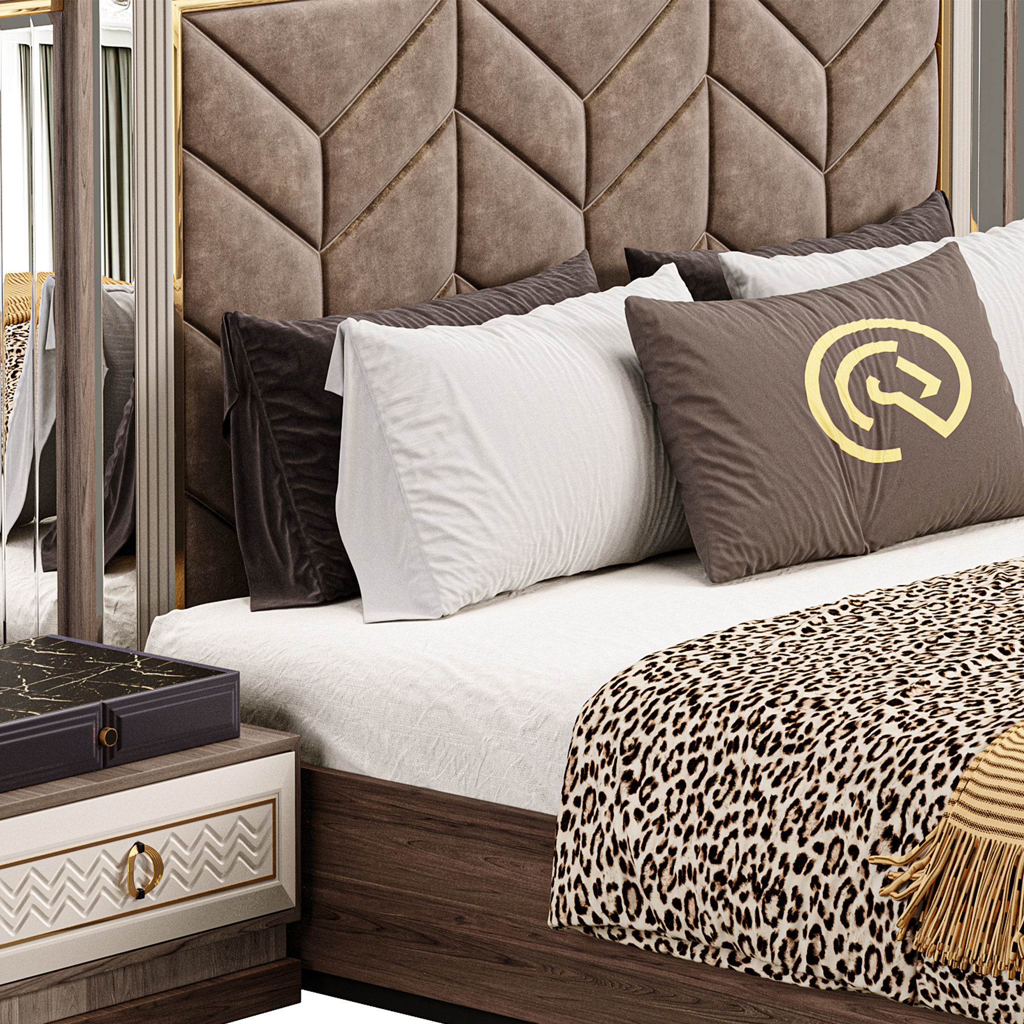 LUGANO BED BY POLOX FURNITURE 001 3D model | CGTrader