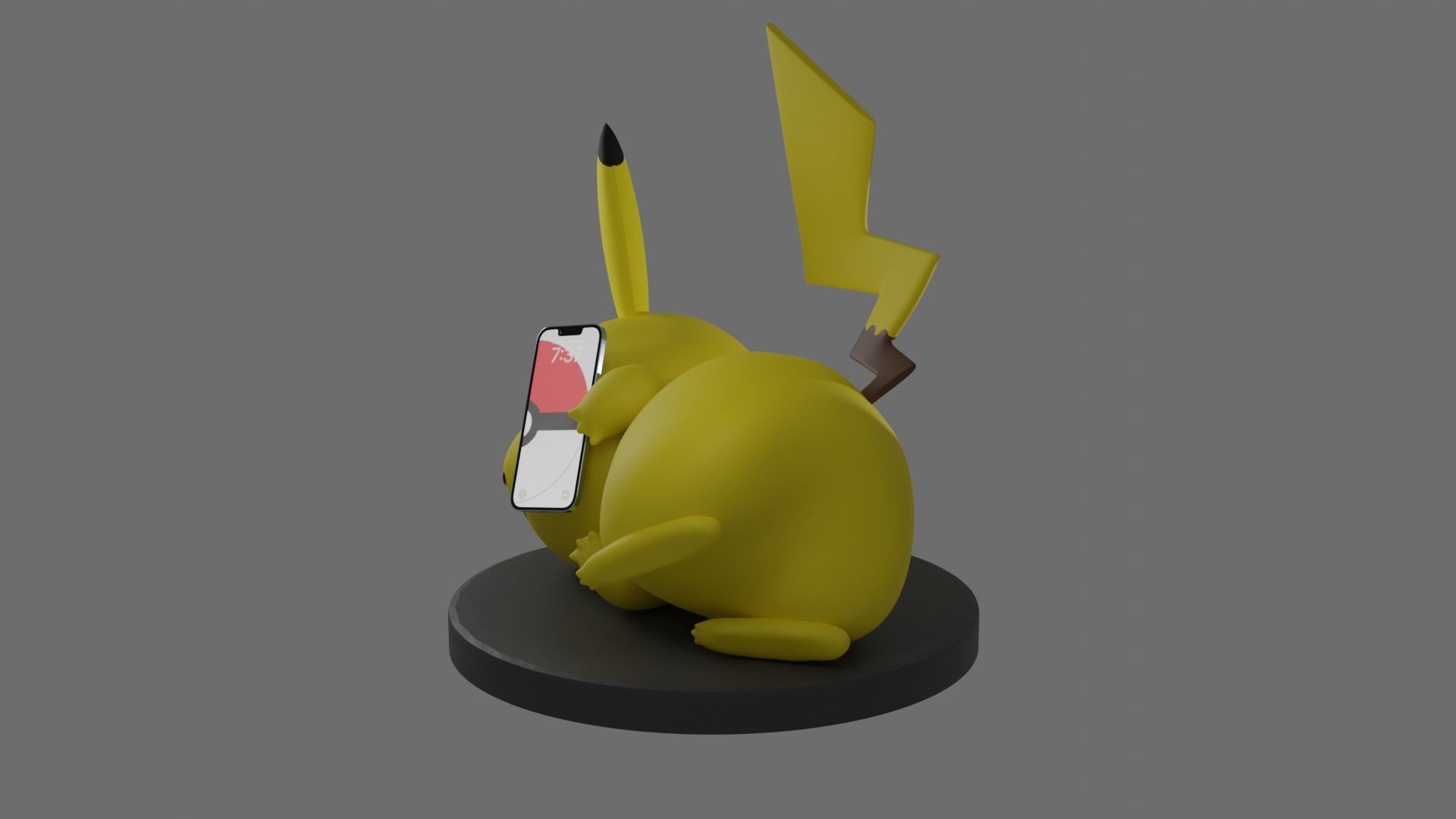 Pikachu charger for printing 3D model 3D printable | CGTrader