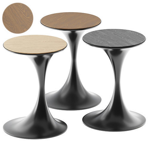 Tonin Casa ANDORRA Side Table 3D model | CGTrader