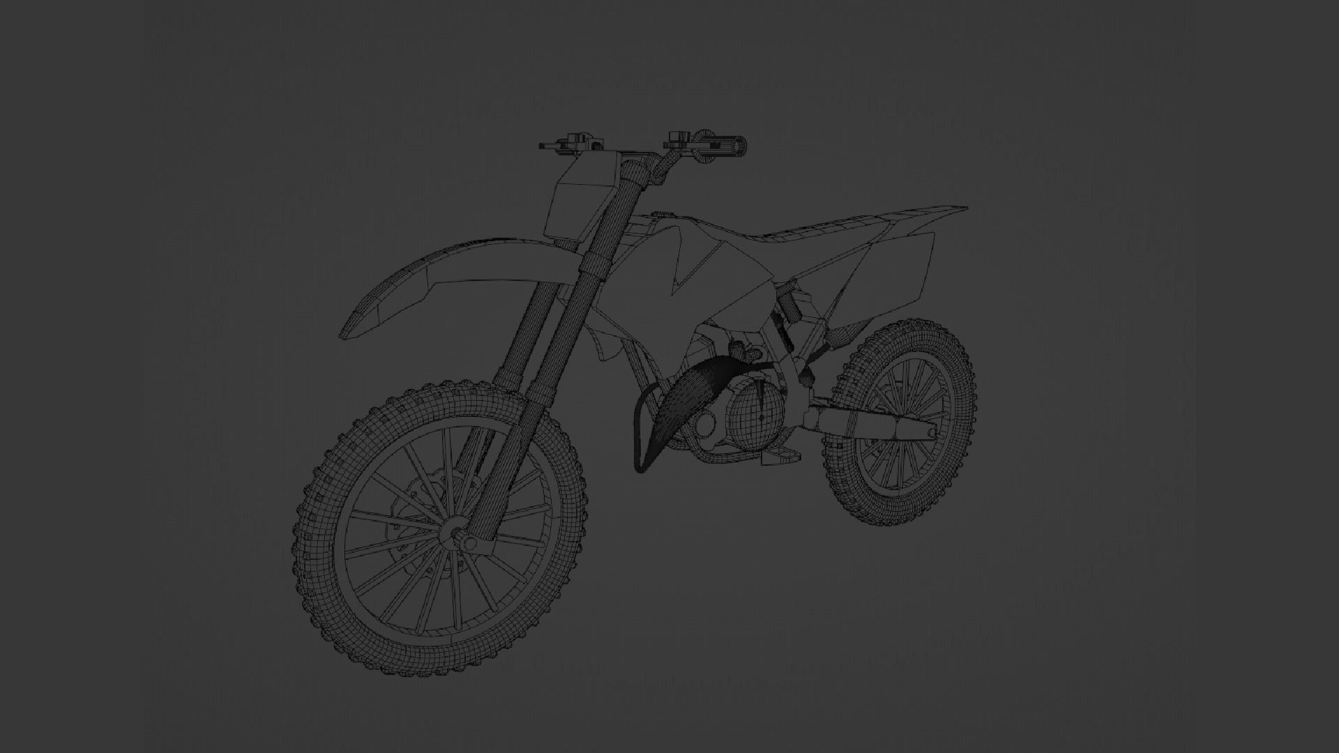 Dirt bike Motorcycle 3d print 3D model 3D printable | CGTrader