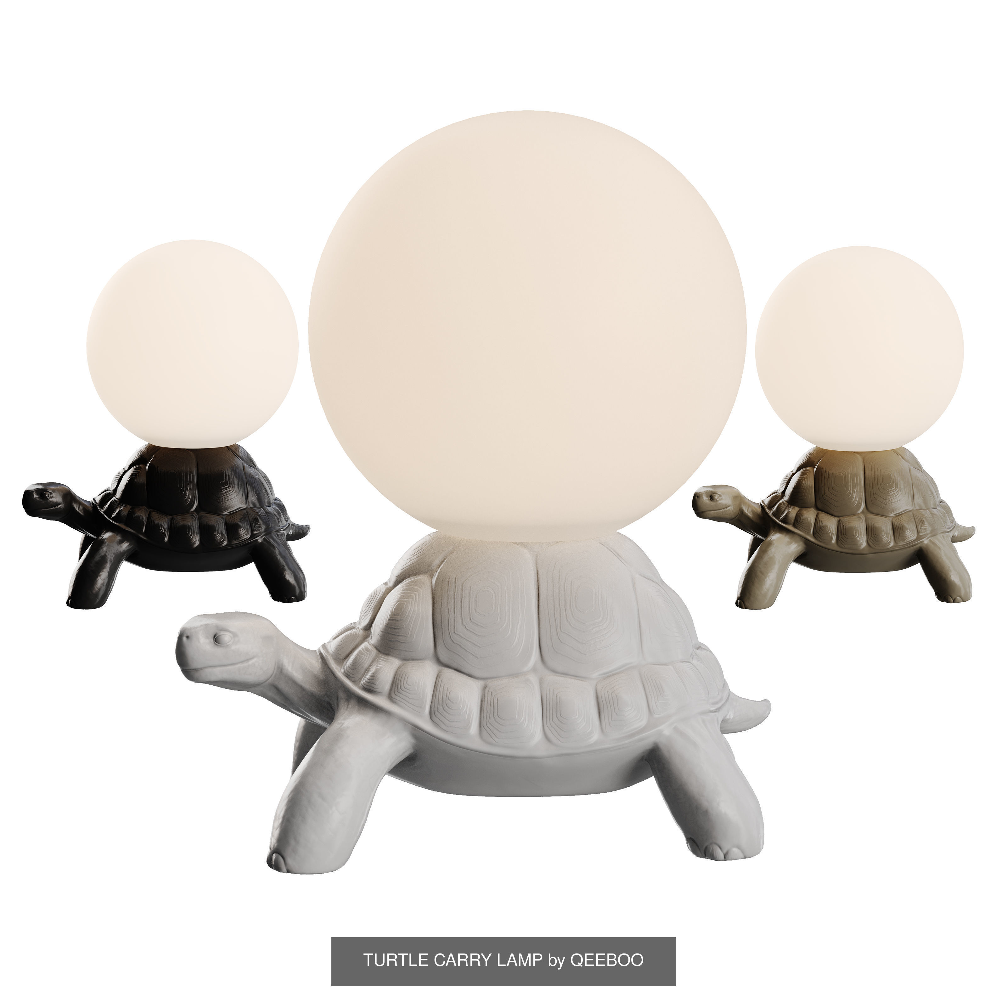 Qeeboo Turtle Collection VR / AR / low-poly | CGTrader