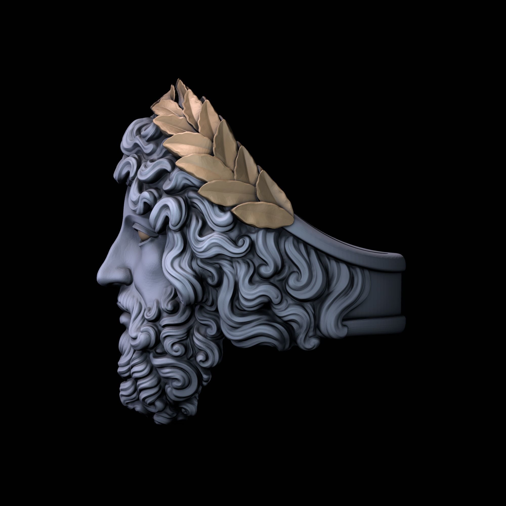 Zeus Ring 3D model 3D printable | CGTrader