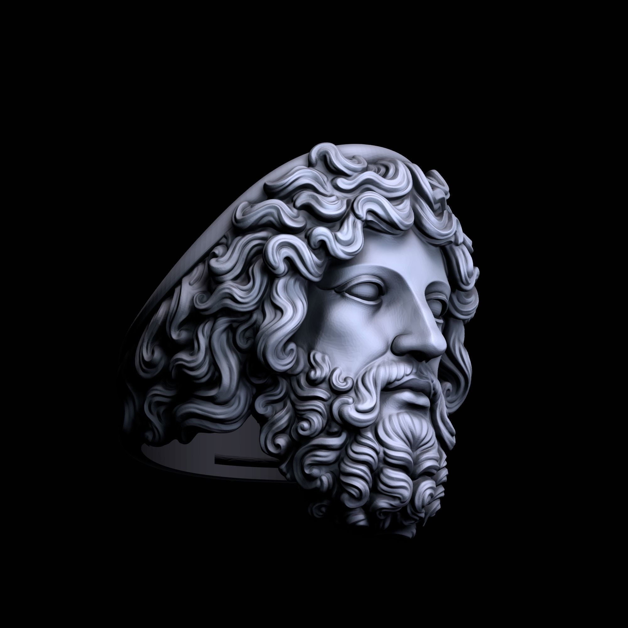 Zeus Ring 3D model 3D printable | CGTrader