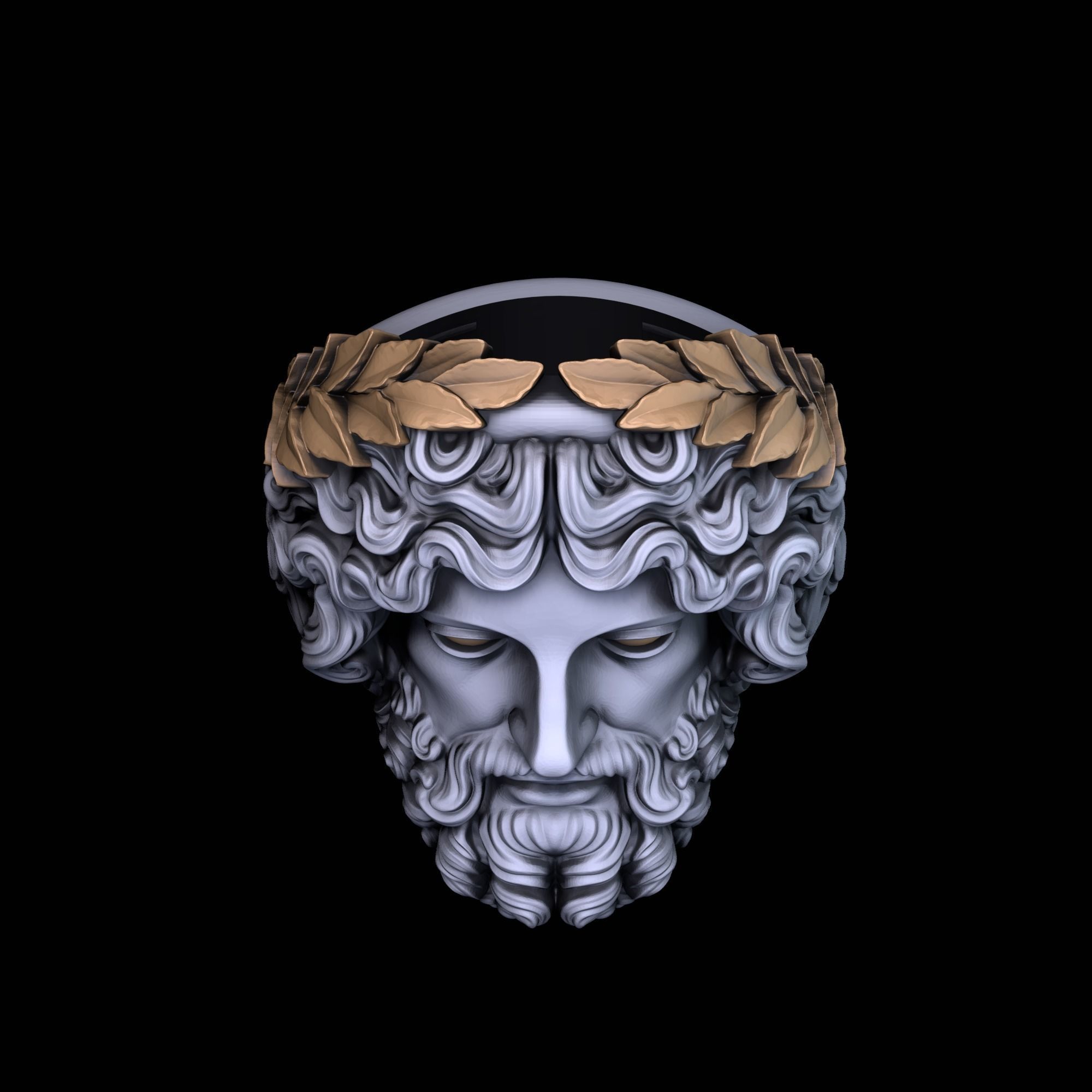 Zeus Ring 3D model 3D printable | CGTrader