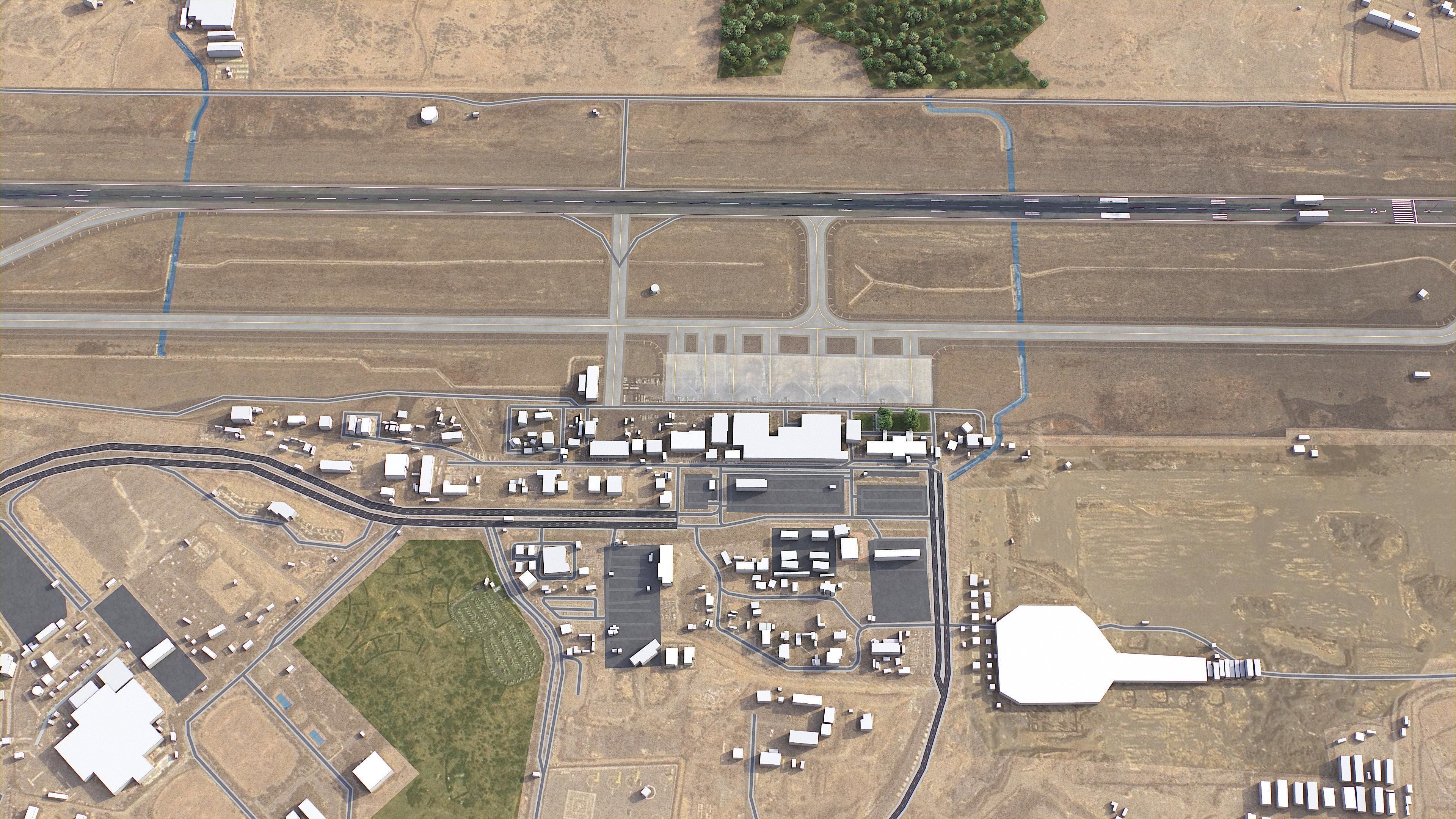 3D model Abha Airport VR / AR / low-poly | CGTrader