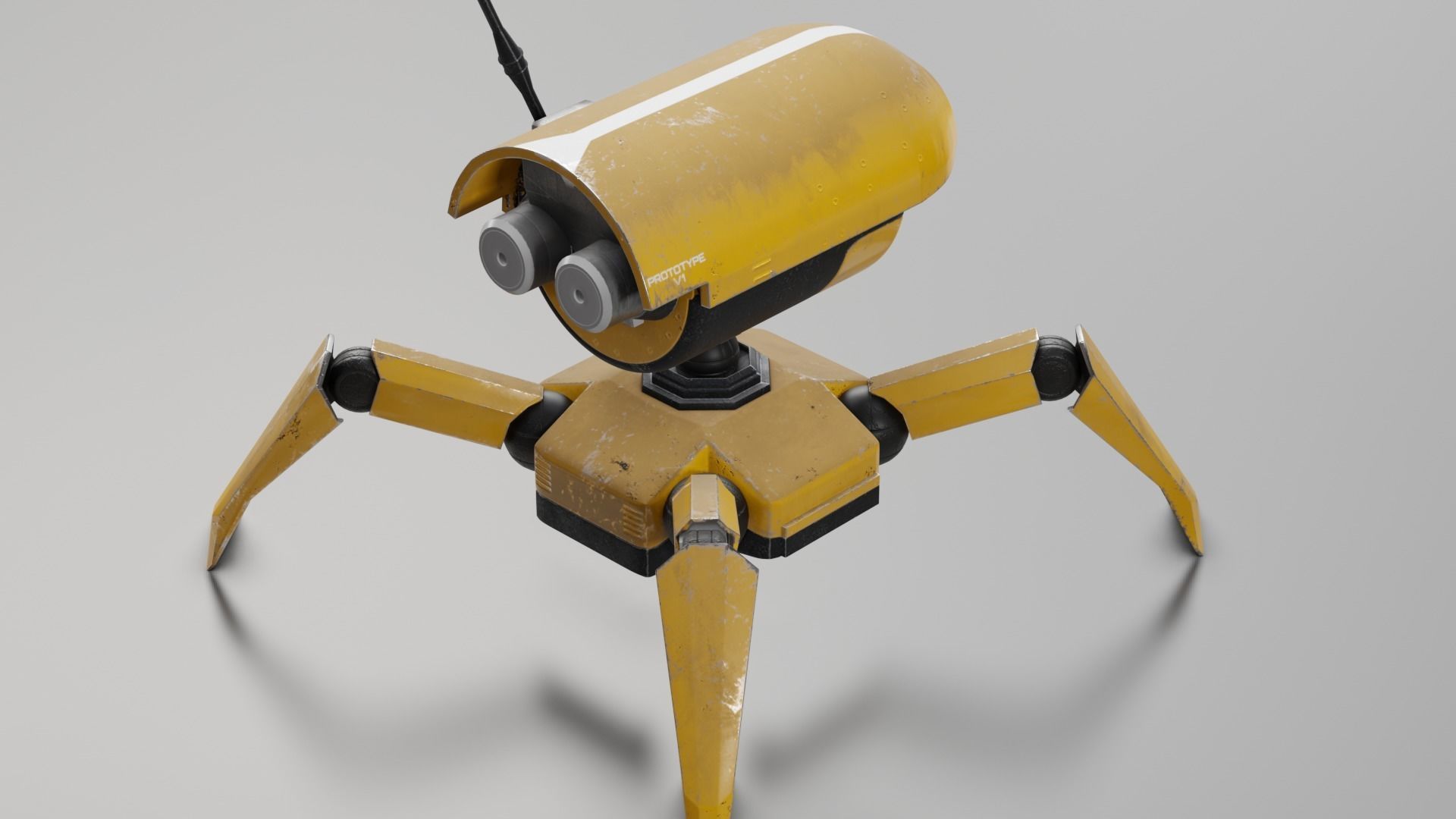 3D model Spider Drone VR / AR / low-poly | CGTrader