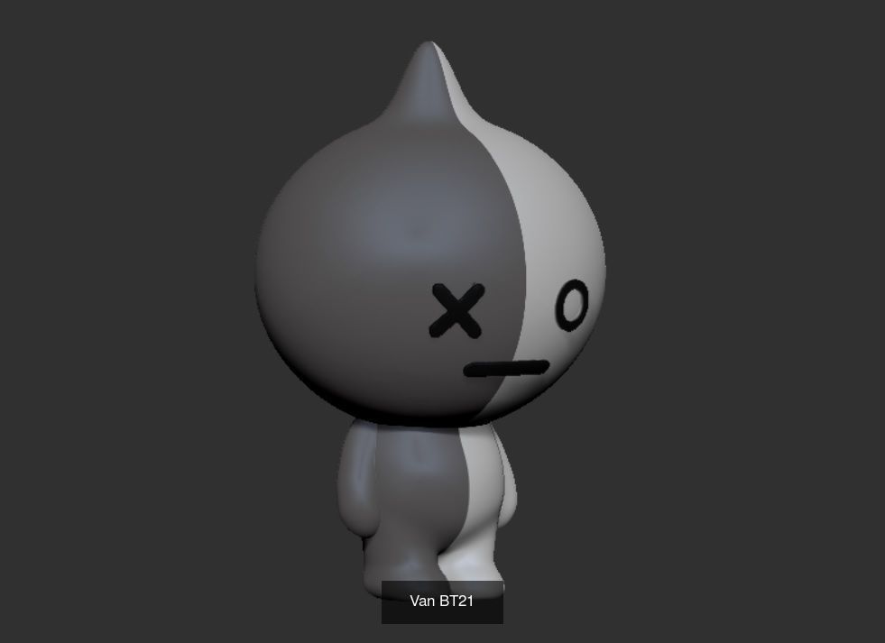 BT21 Figures 3D Model Collection | CGTrader