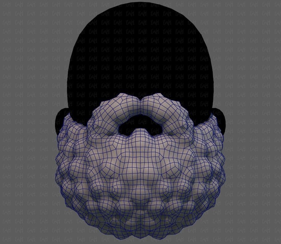 3D model Beard V42 VR / AR / low-poly | CGTrader