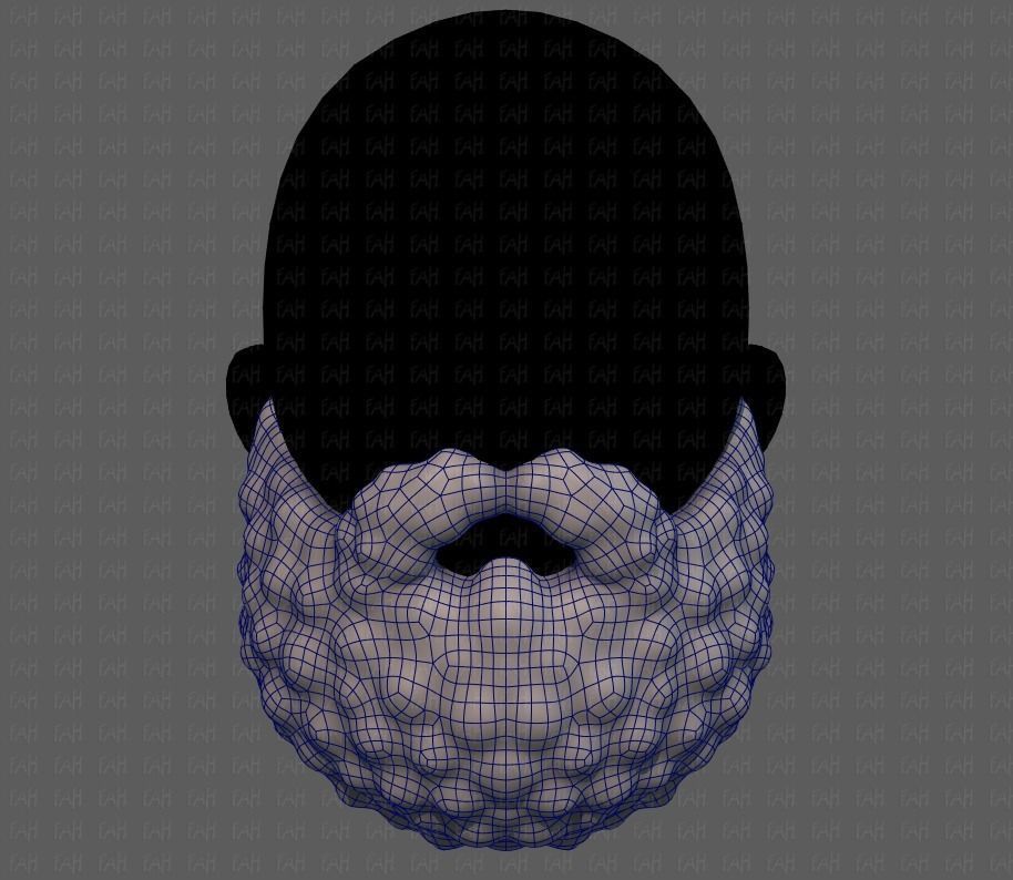 3D model Beard V42 VR / AR / low-poly | CGTrader