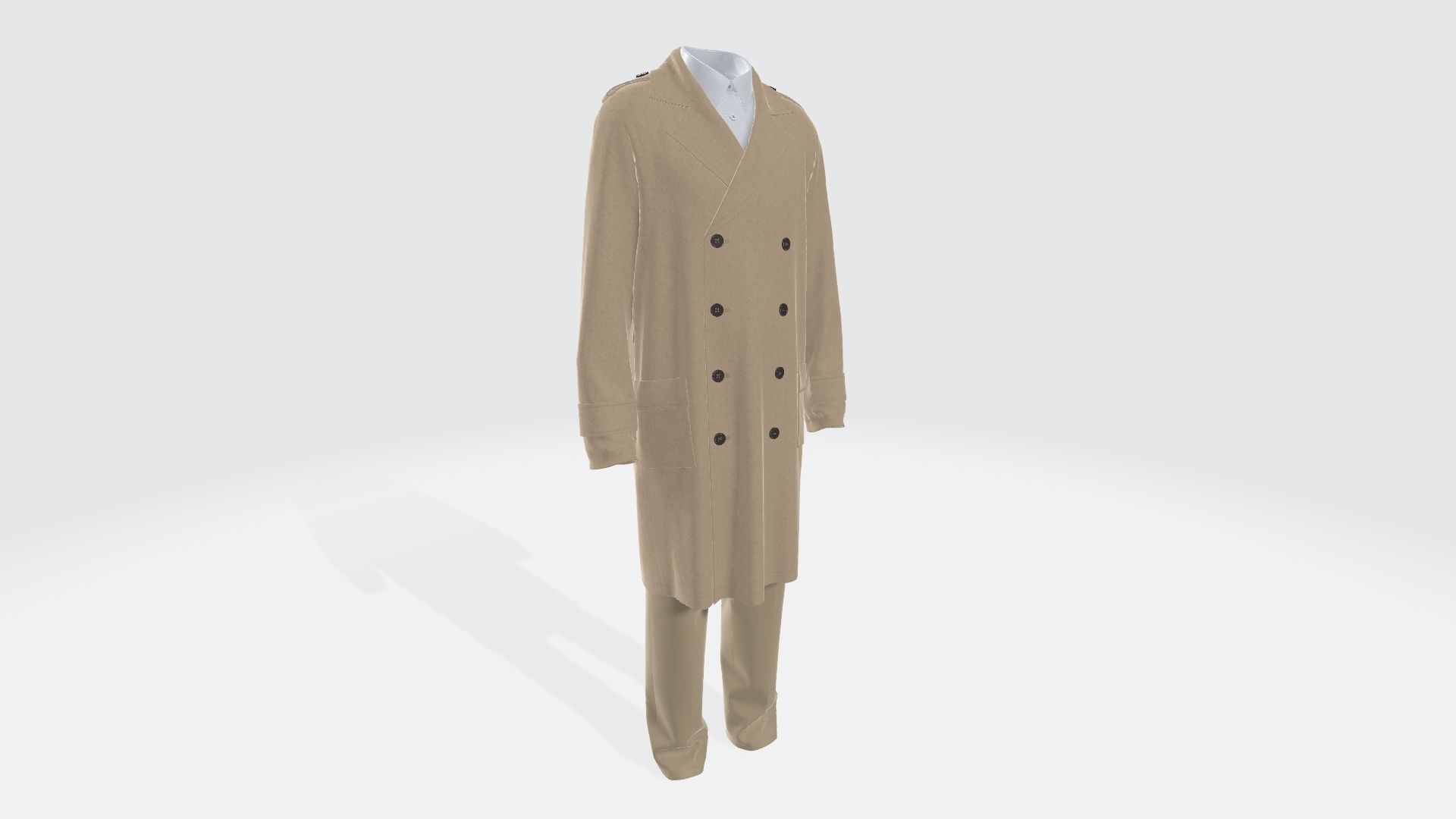 Military Coat 3D model | CGTrader