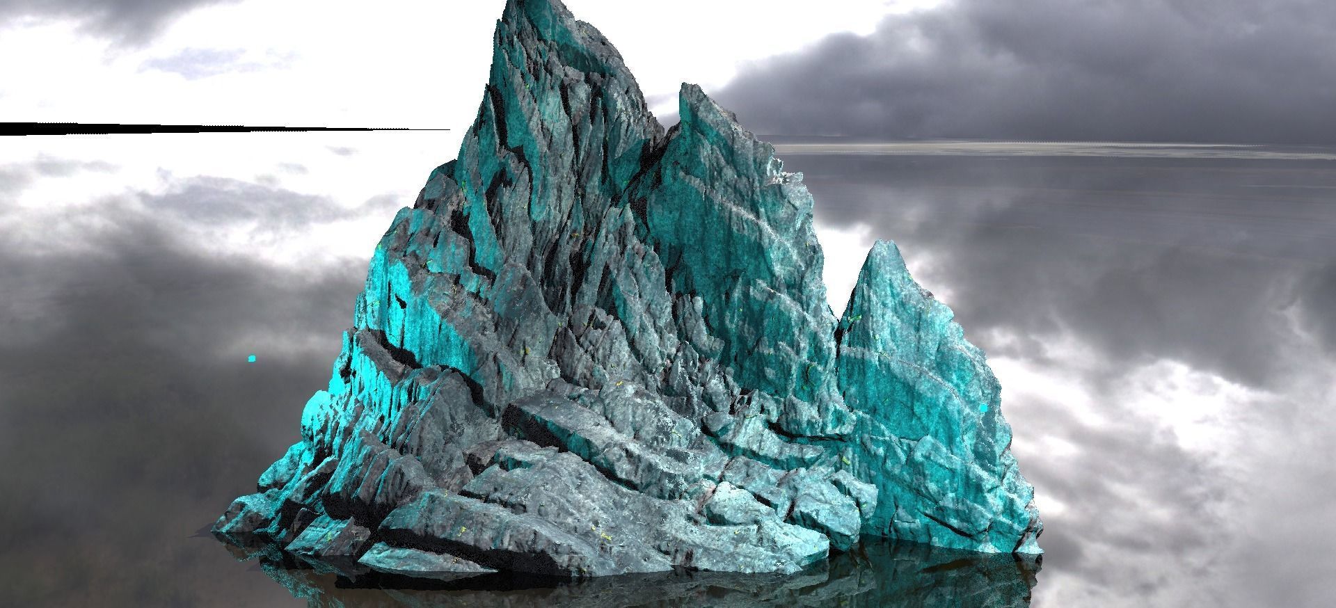 Mountain Ice Cliff 1 3D model | CGTrader