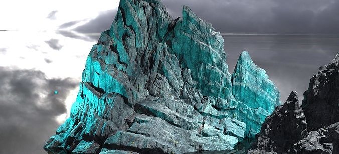 Mountain Rock shards Kit bash 2 3D model | CGTrader