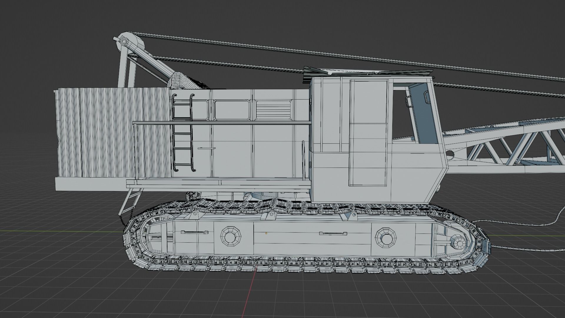 3D model Crawler Crane VR / AR / low-poly | CGTrader