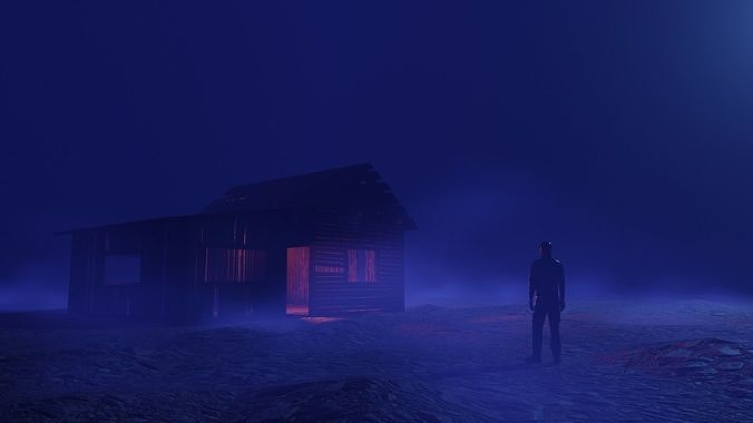 The Night House 3D model | CGTrader