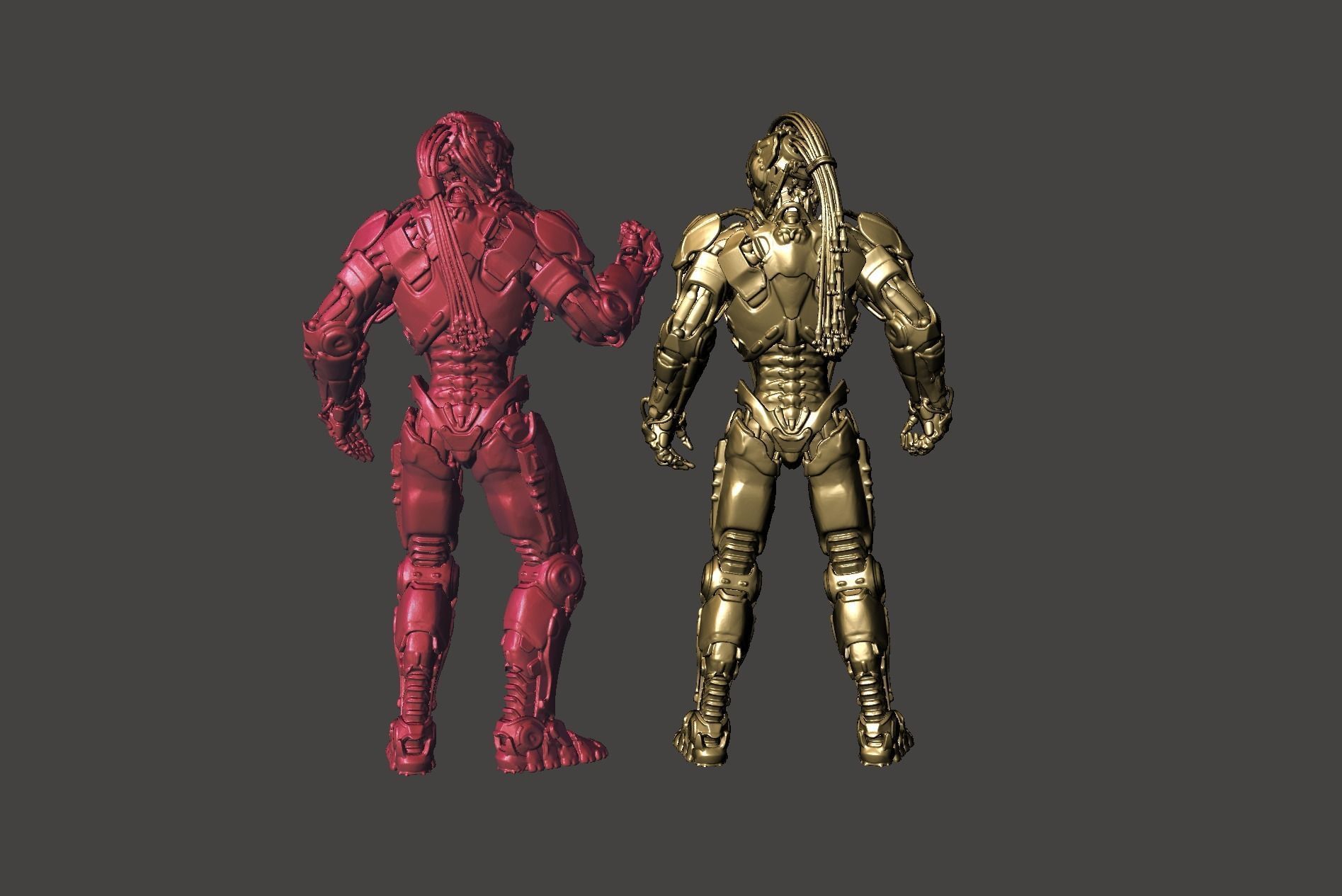 CYRAX and SECTOR - MORTAL KOMBAT 11 CYBORG MK11 Hi-Poly STL 3D model 3D ...