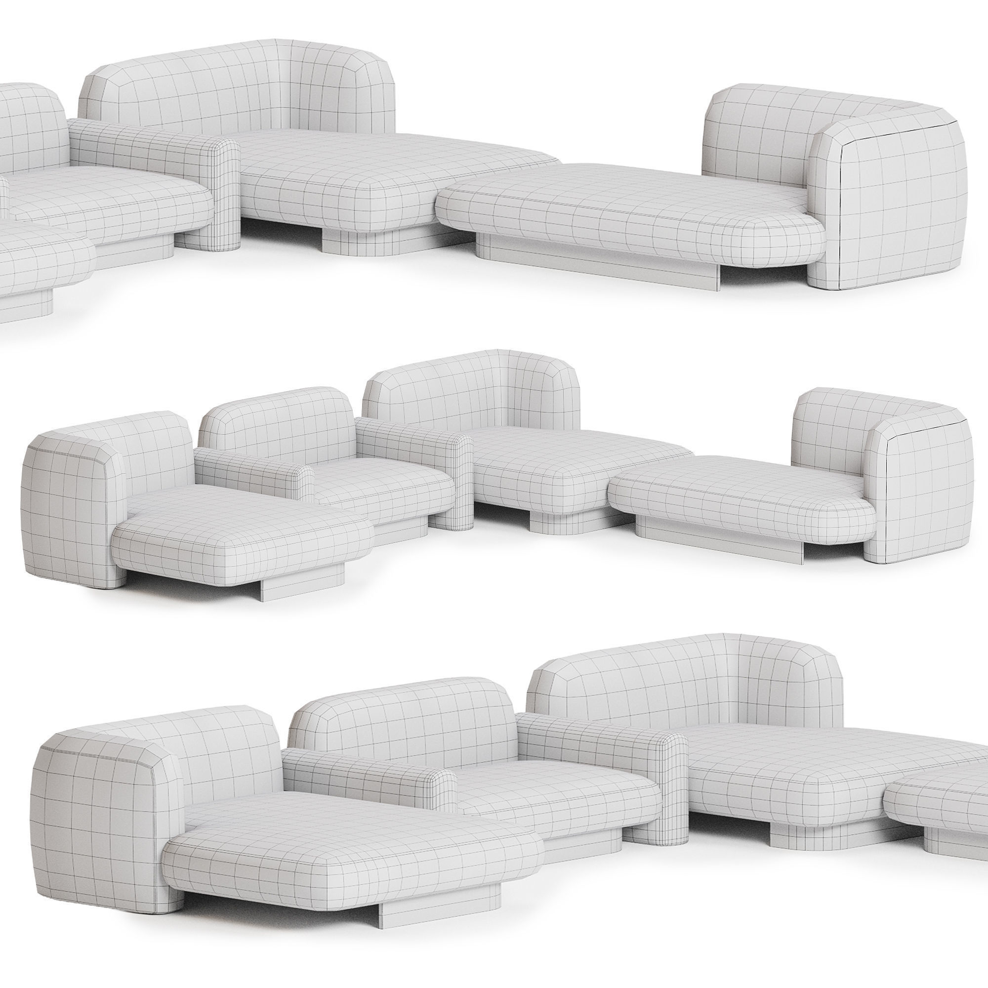 POP SOFA Delcourt Collection N3 3D model | CGTrader
