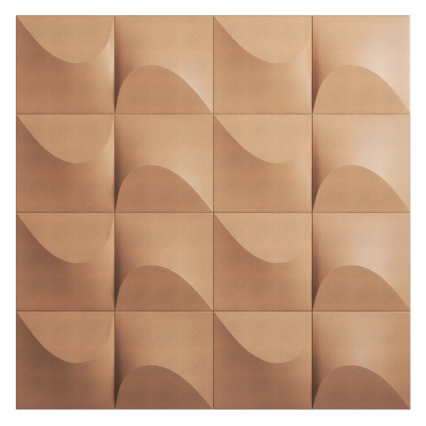 Abstracta Sahara Wall Panel Cork 3D model | CGTrader
