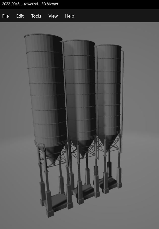 Industrial silo 3D model | CGTrader