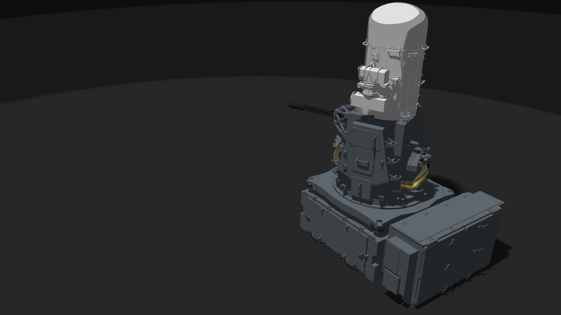 Phalanx CIWS free 3D model | CGTrader