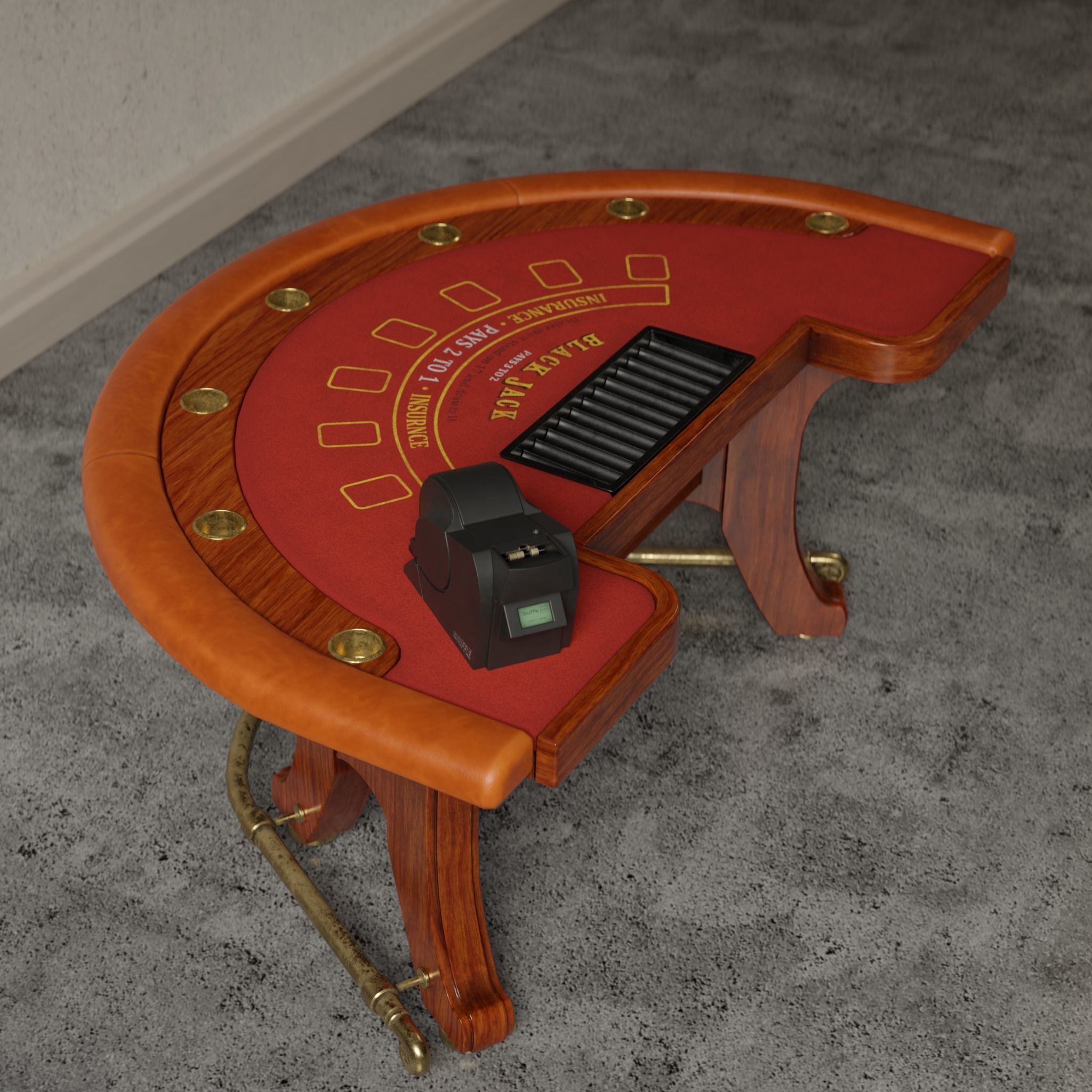 3D model Blackjack Table 3D VR / AR / low-poly | CGTrader