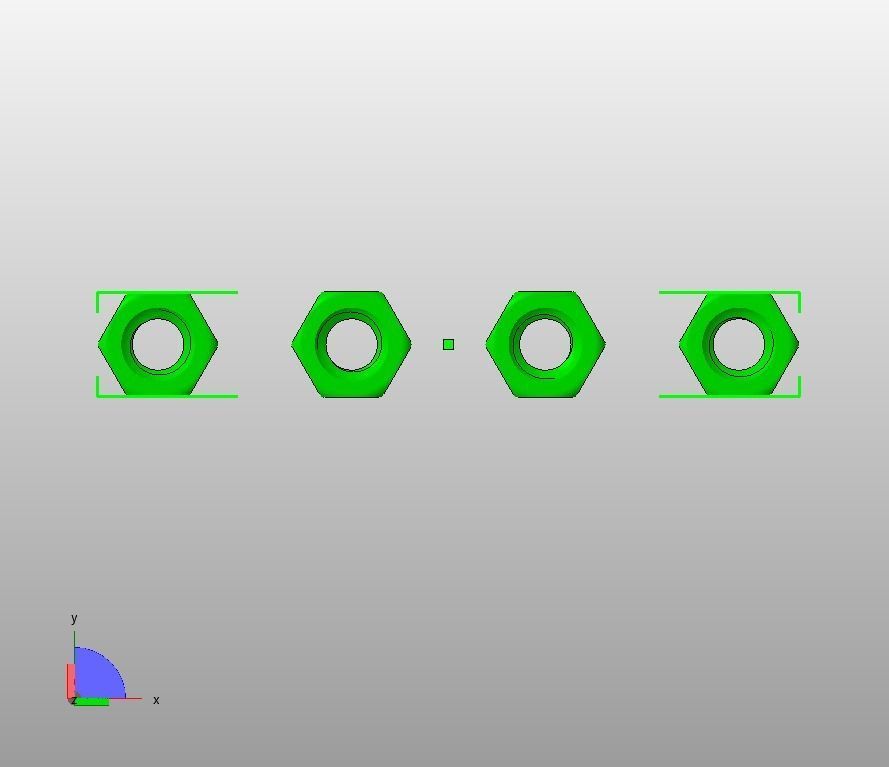 M18 Hexagonal Stud Connector 3D model 3D printable | CGTrader