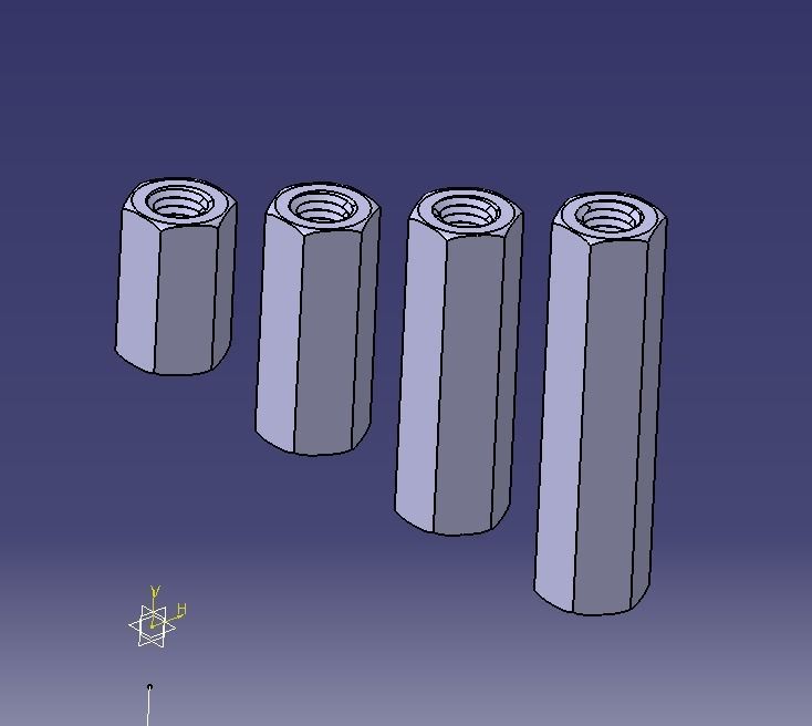 M16 Stud Connector 3D model 3D printable | CGTrader