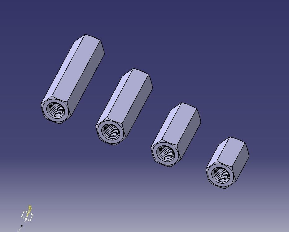 M16 Stud Connector 3D model 3D printable | CGTrader